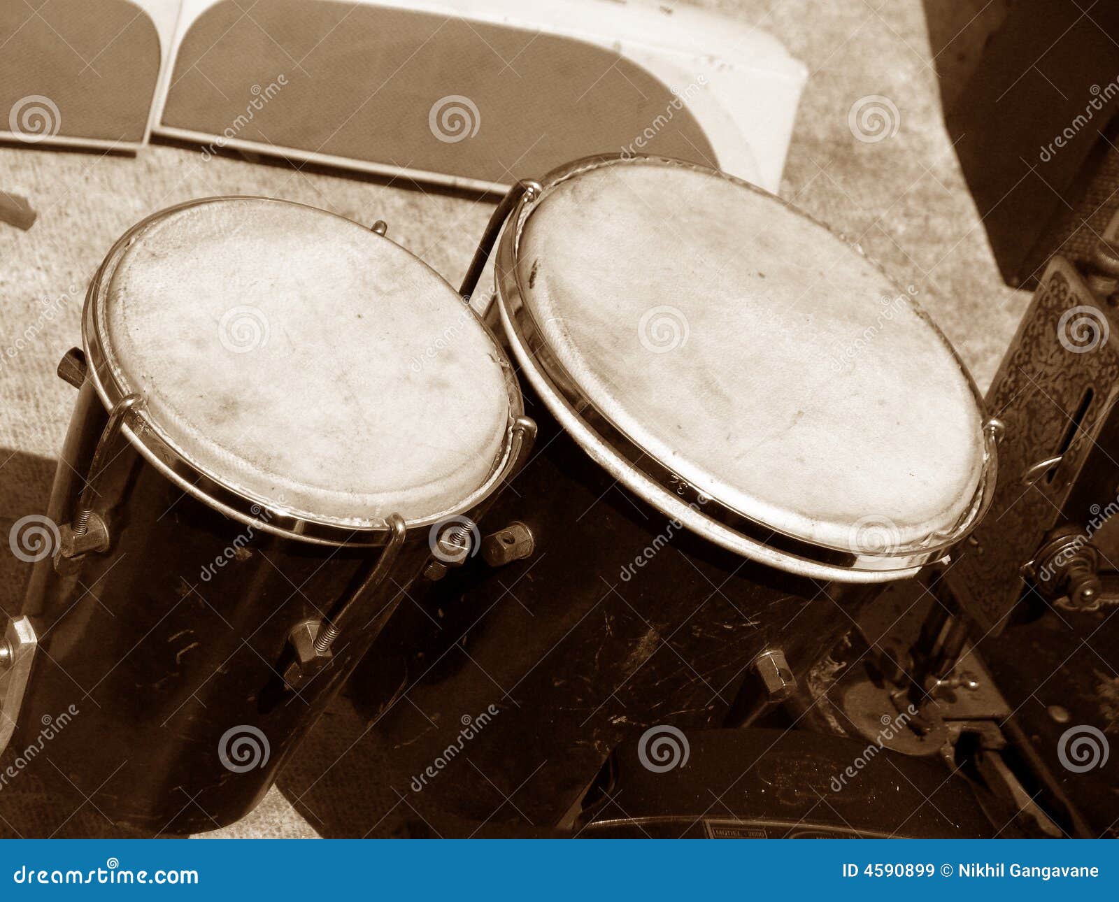 Bongos stock image. Image of rhythm, native, beat, drum - 4590899