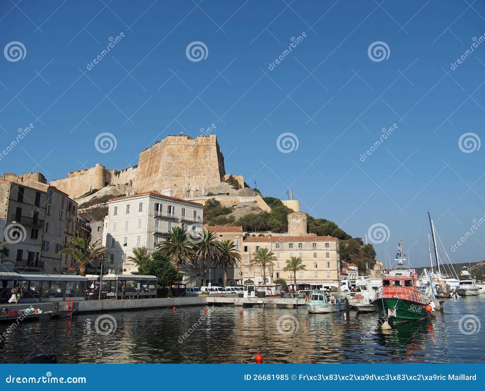 Bonifacio, August 2012, Marina and Fortress Editorial Image - Image of ...