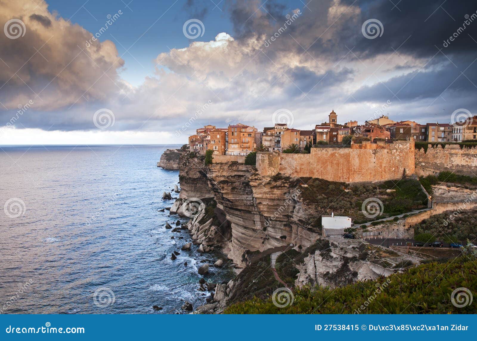 Bonifacio City stock image. Image of island, coast, french - 27538415