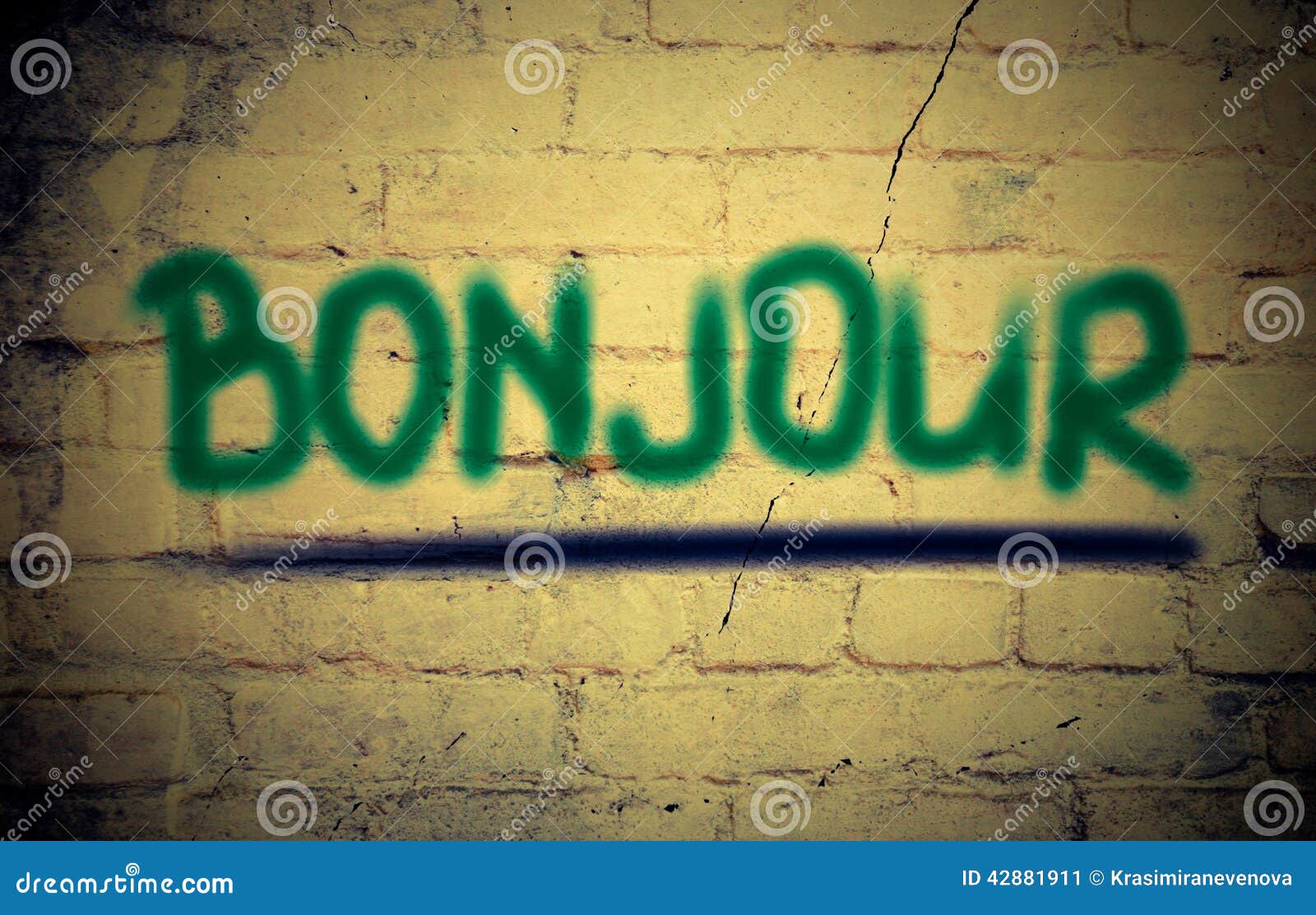 Bonjour Concept stock image. Image of south, france, good - 42881911