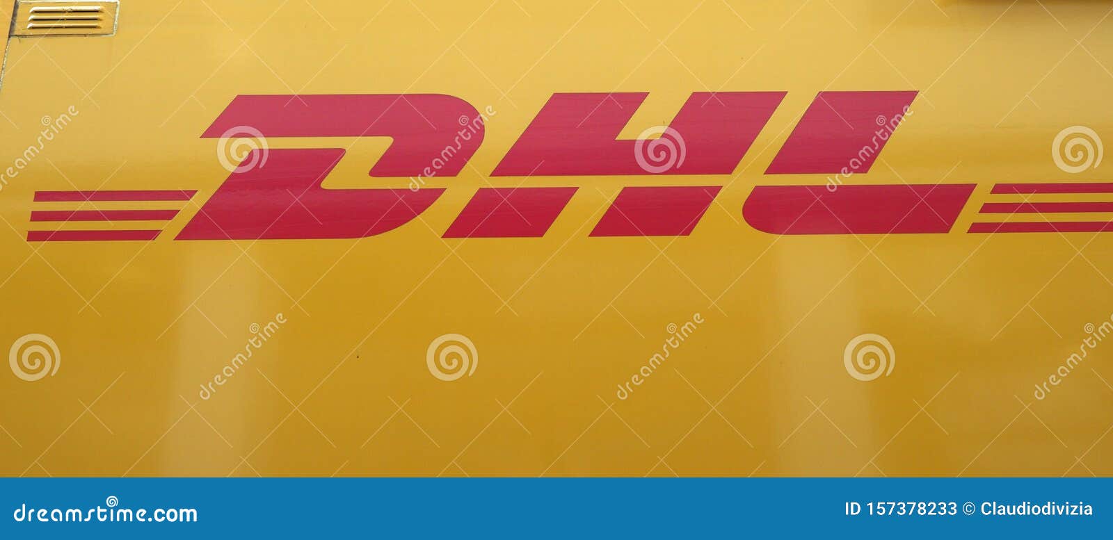 BONN - AUG 2019: DHL sign editorial stock photo. Image of transport ...
