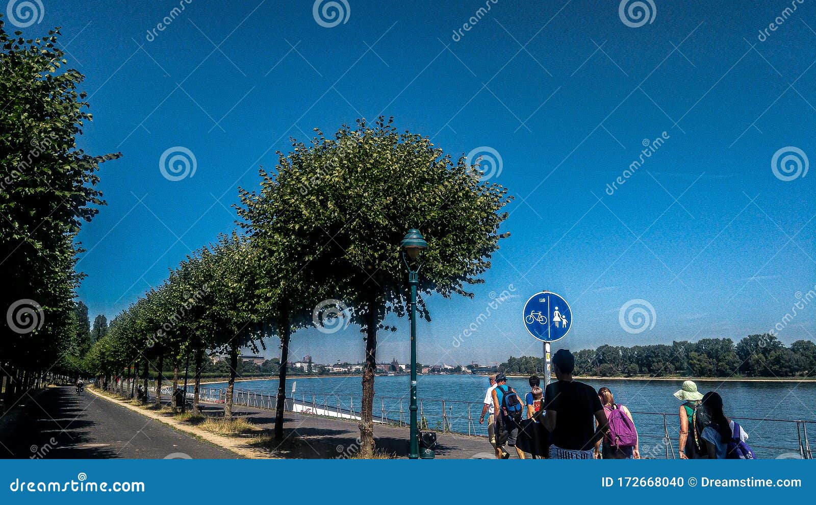 Bonn, Germany, by the River Rhrine Editorial Image - Image of ...