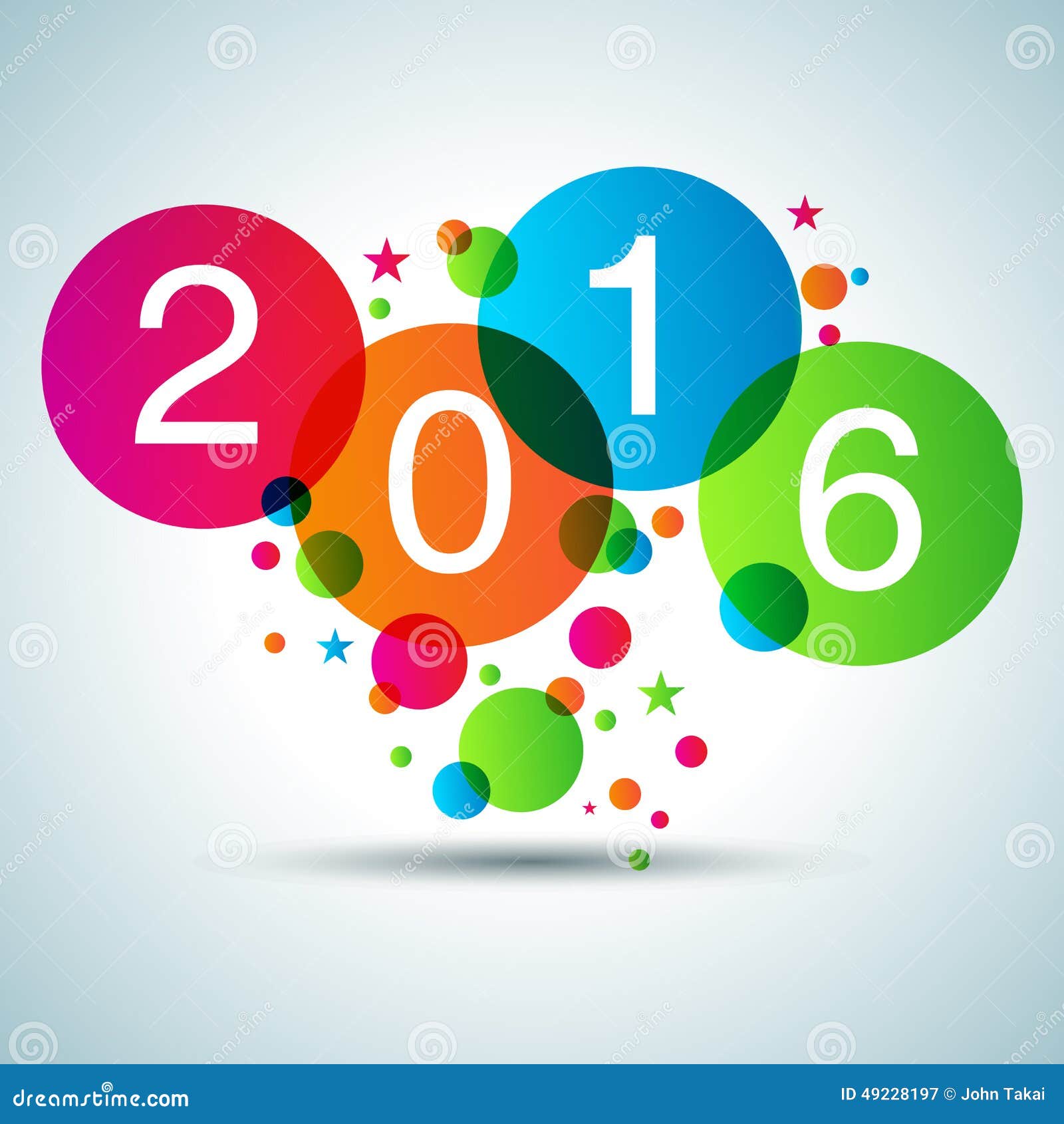 Bonne année 2016 illustration de vecteur. Illustration du fond - 49228197