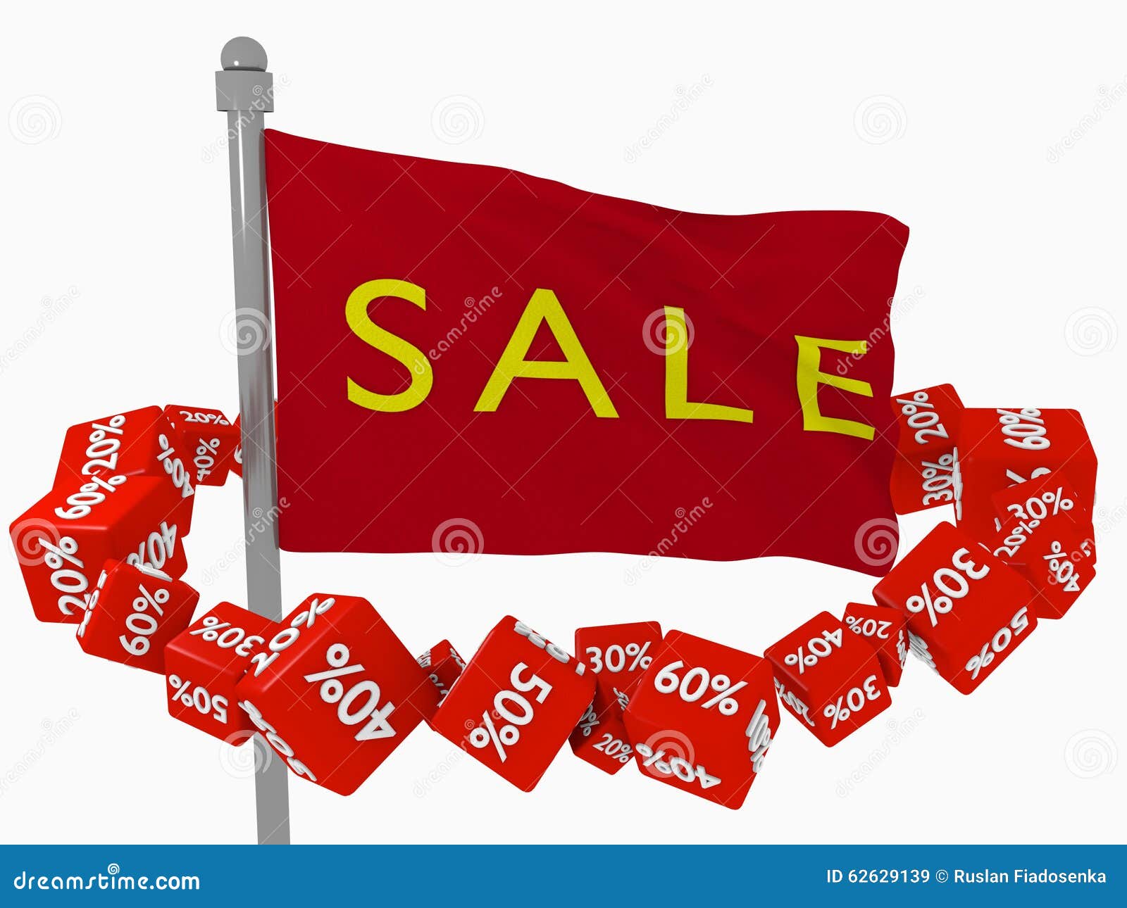 Bonne Vente Pour Des Acheteurs Illustration Stock - Illustration du ...