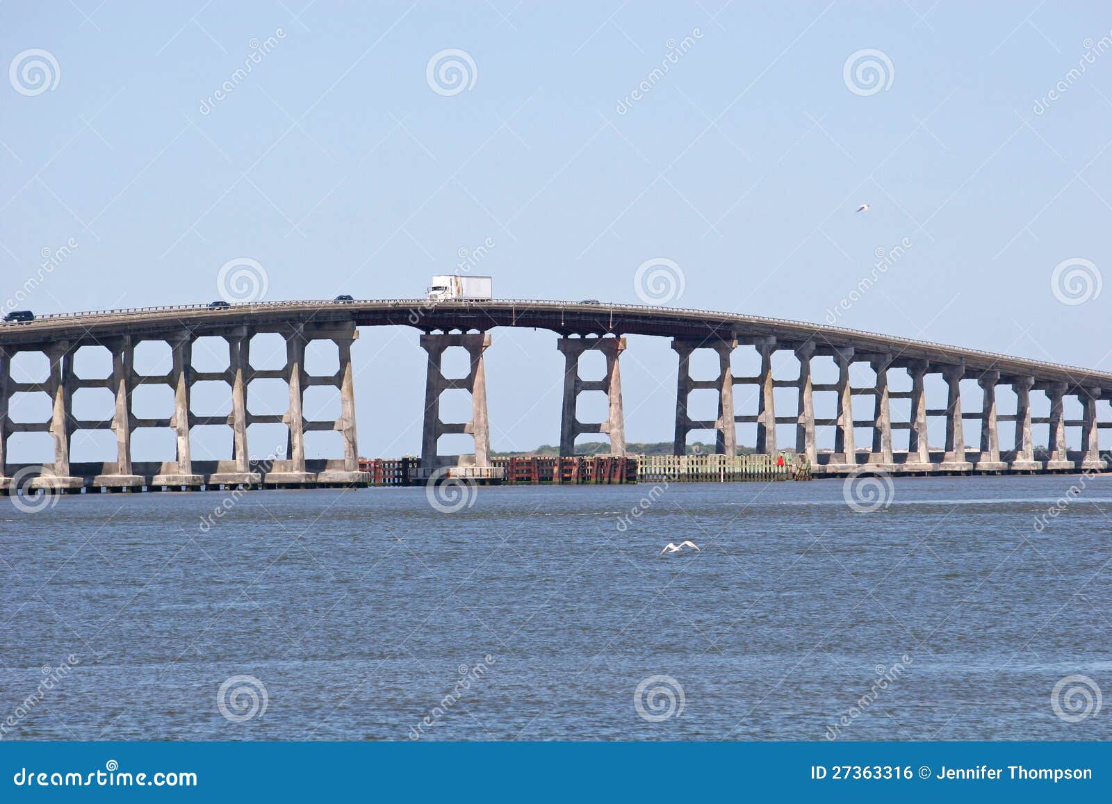Bonner Bridge stock photo. Image of oregon, island, outer - 27363316