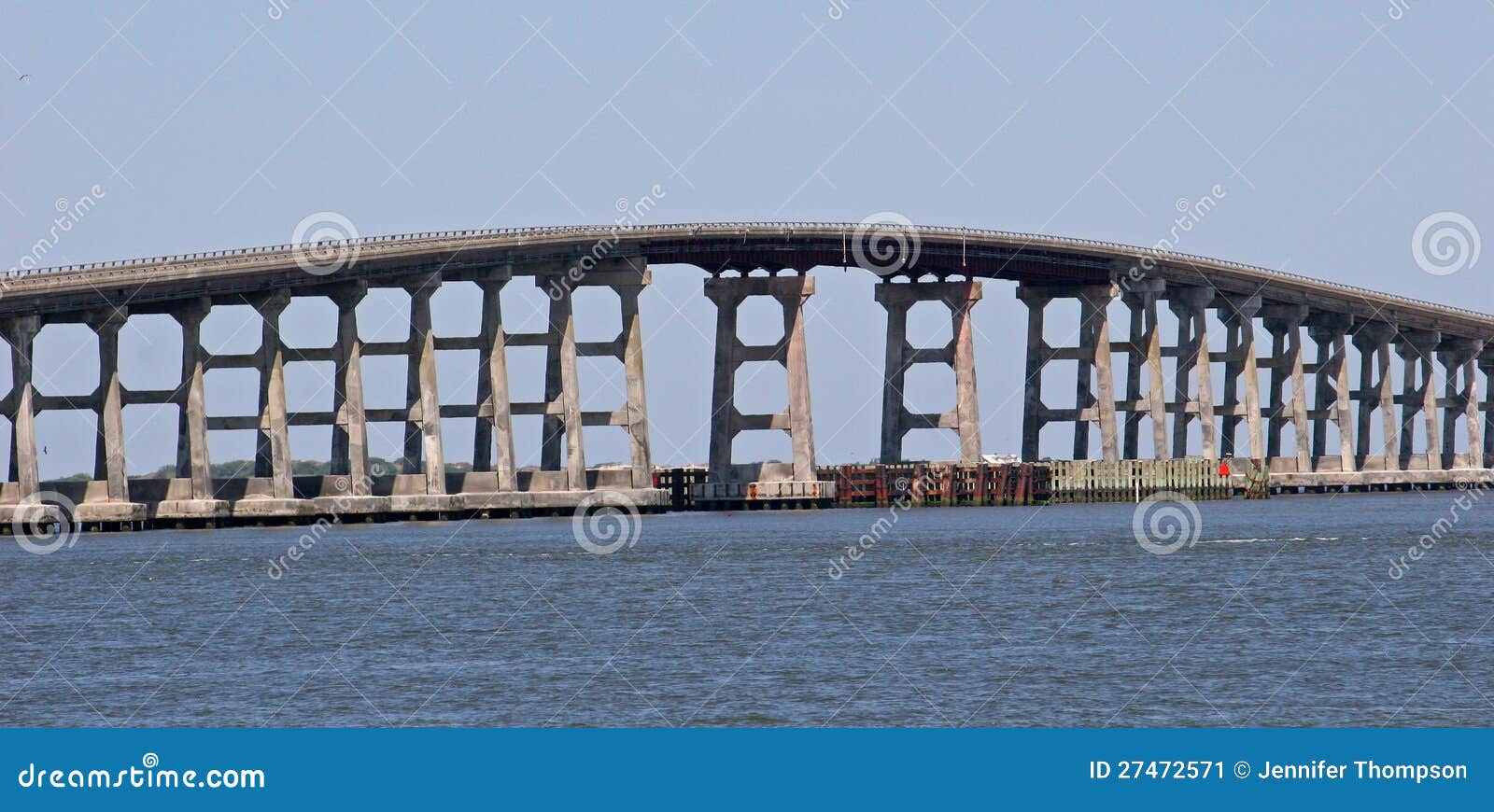 Bonner Bridge stock image. Image of america, beach, sand - 27472571