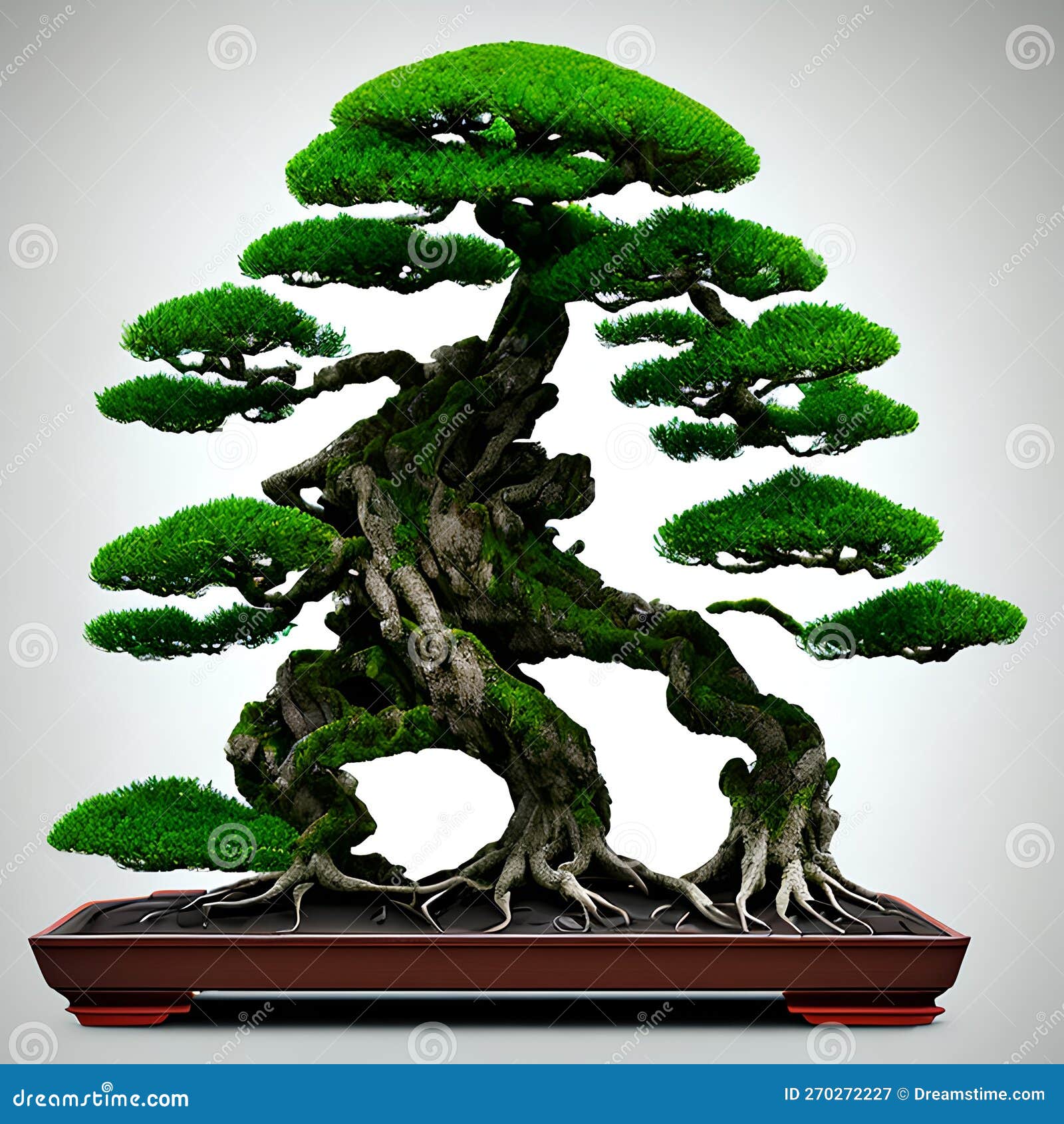 Bonsai Island, Generative AI Illustration Stock Illustration ...