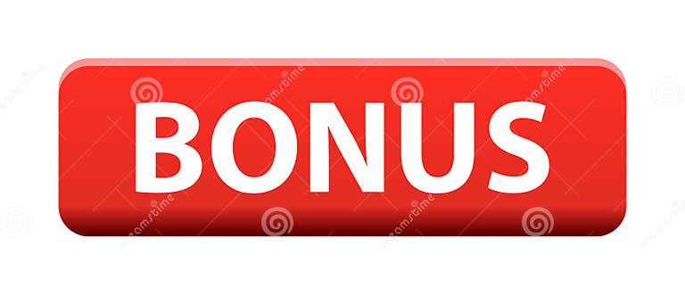 Bonus button stock vector. Illustration of button, freebie - 216345928