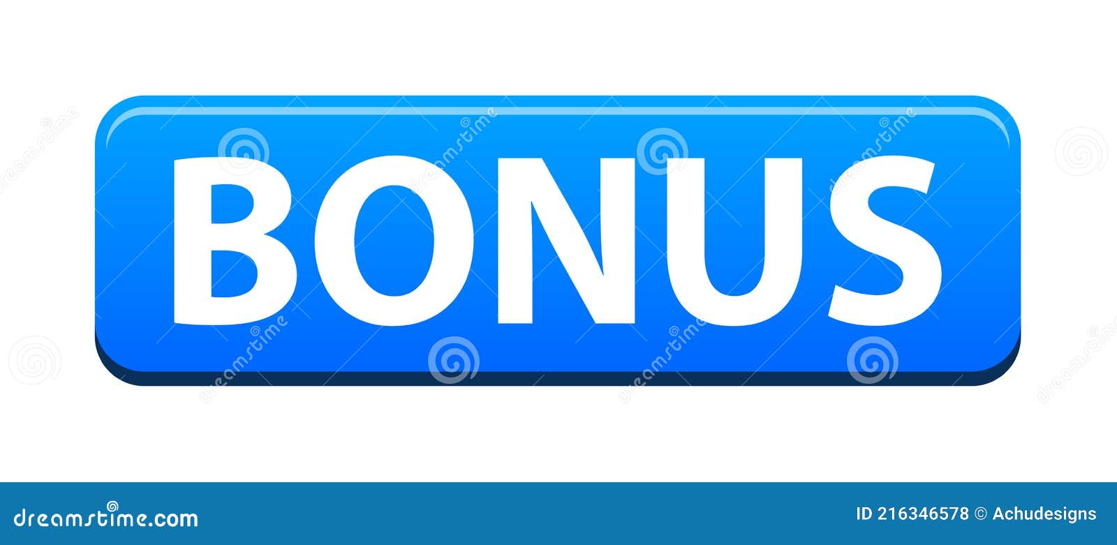 Bonus button stock vector. Illustration of corner, buttons - 216346578