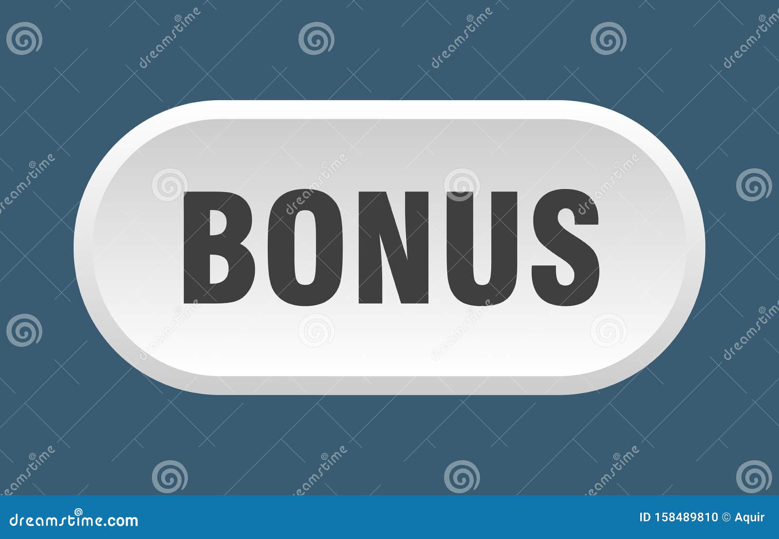 Bonus button stock vector. Illustration of button, banner - 158489810