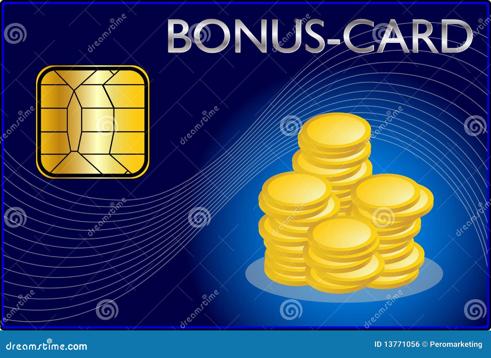 Bonus Card stock vector. Illustration of texture, macro - 13771056