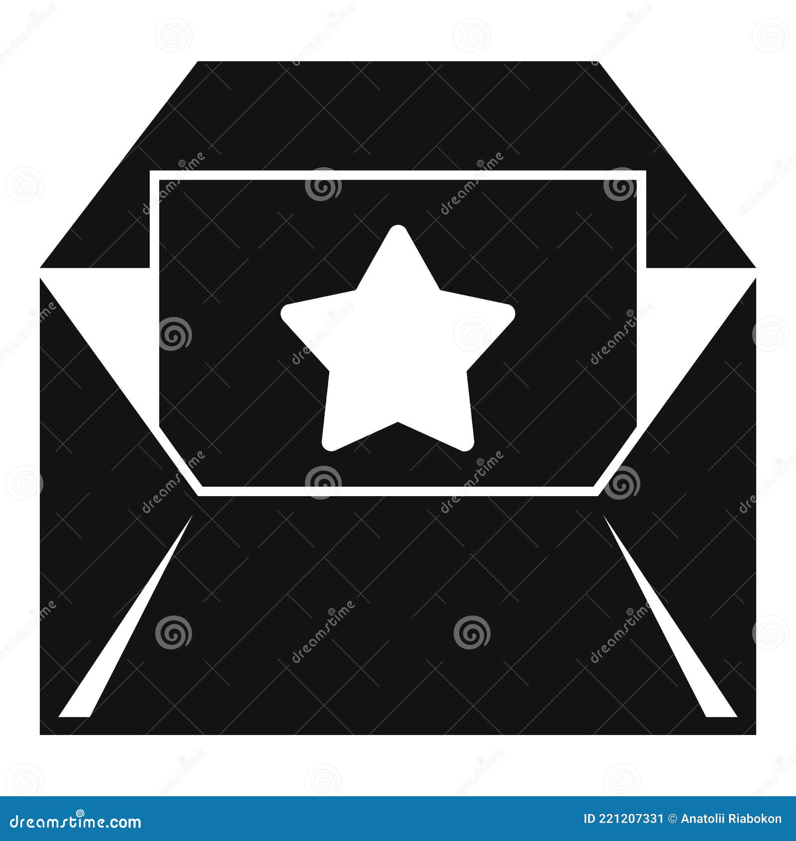 Bonus Envelope Icon, Simple Style Stock Vector - Illustration of mail ...