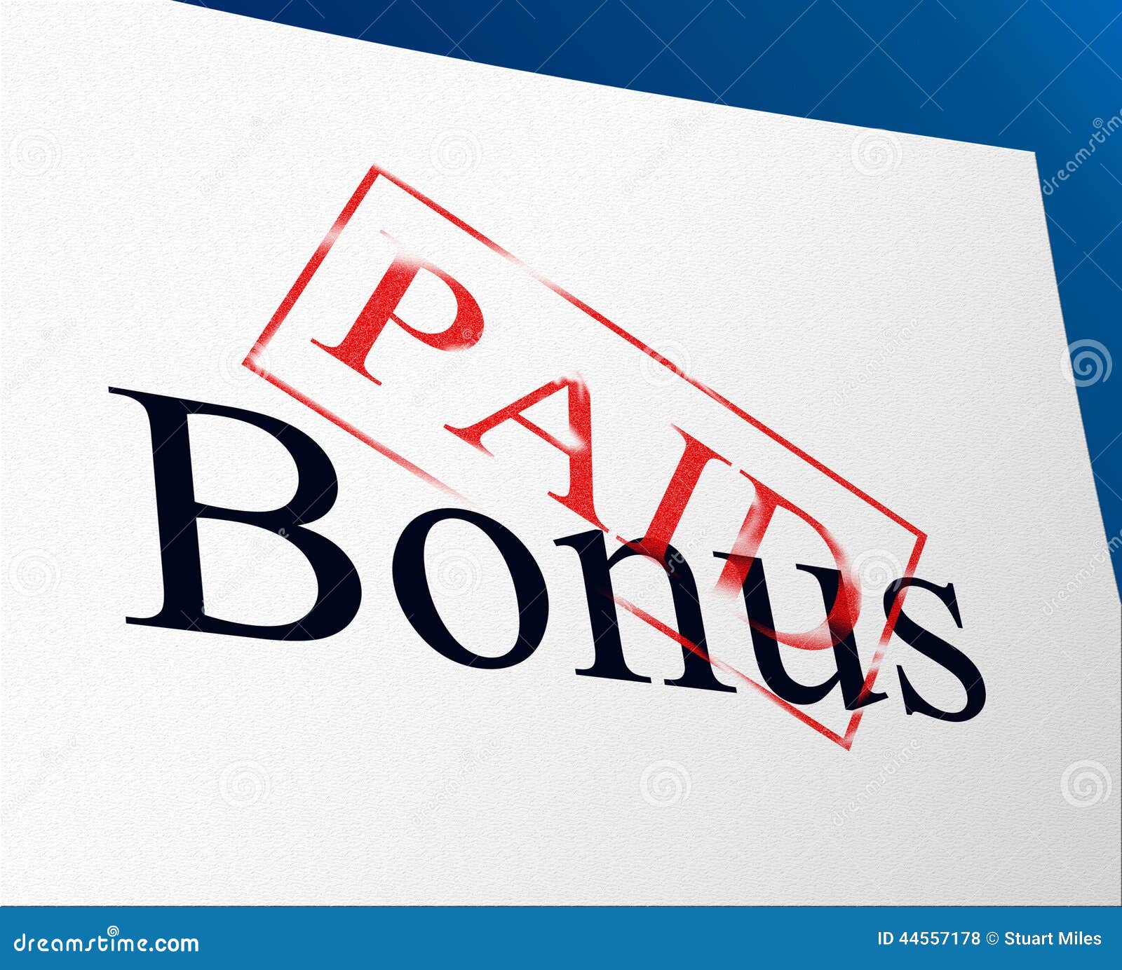 Bonus Paid Shows for Free and Gratis Stock Illustration - Illustration ...