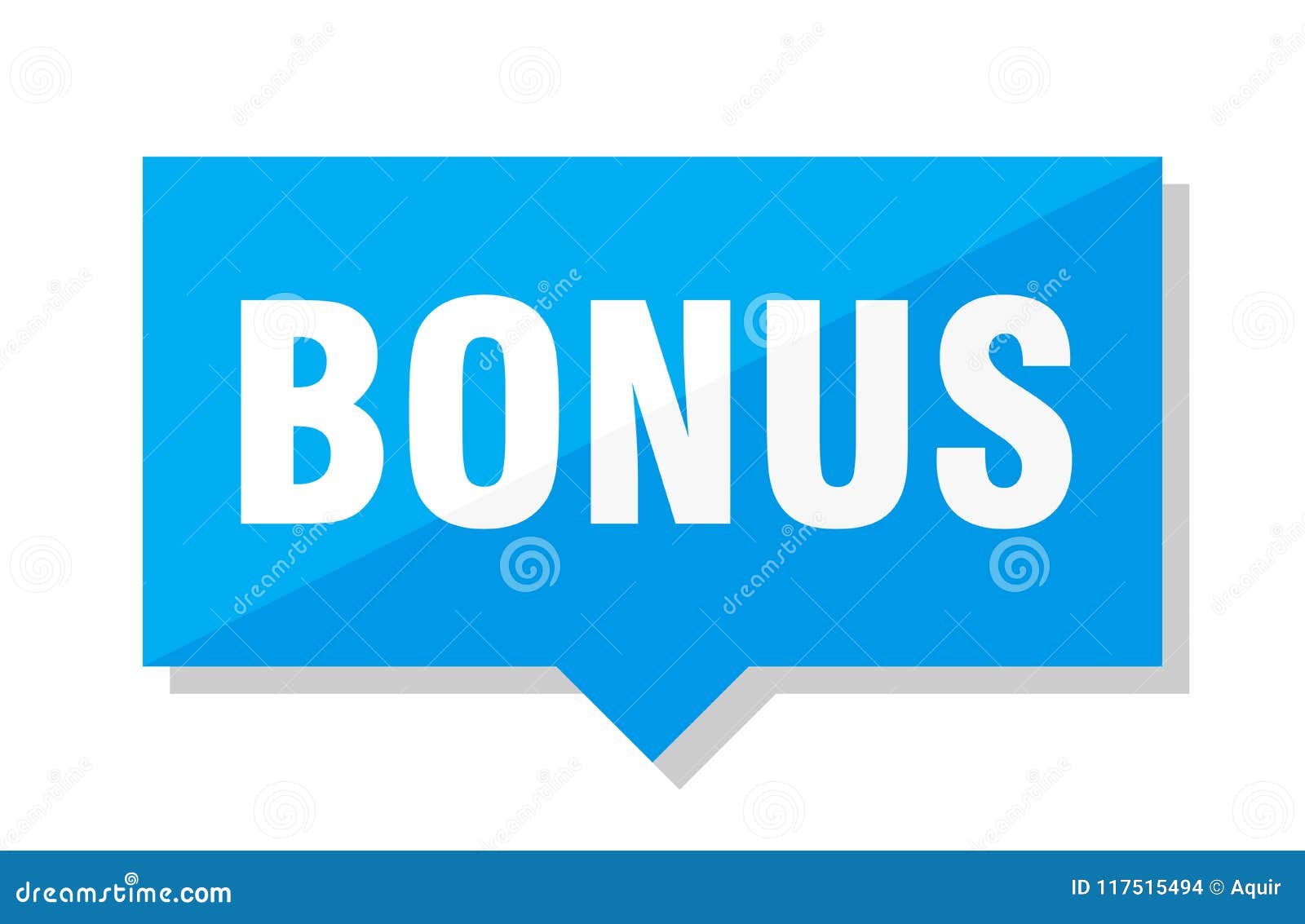 Bonus price tag stock vector. Illustration of note, white - 117515494