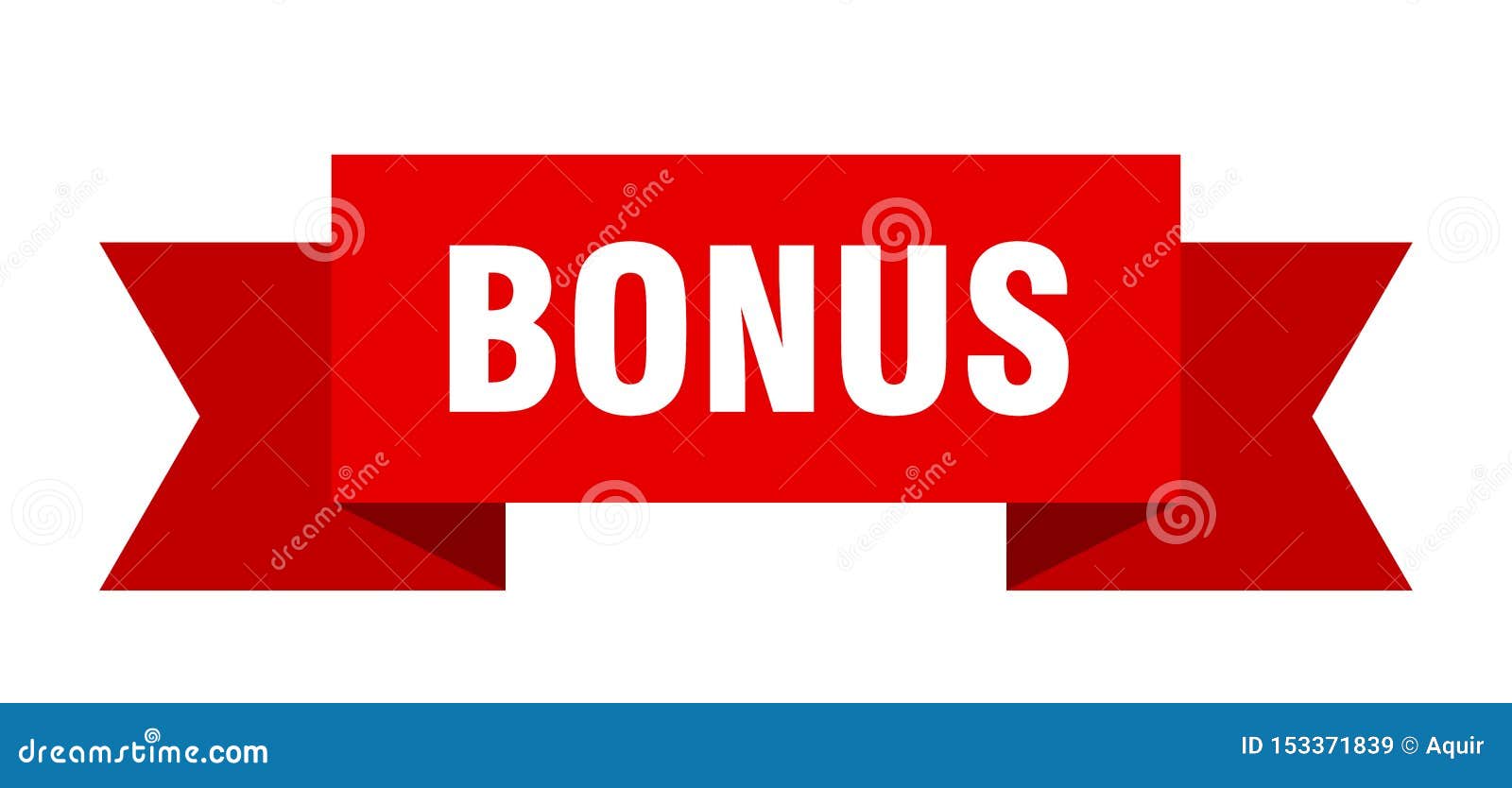 Bonus ribbon. stock vector. Illustration of bonus, banner - 153371839