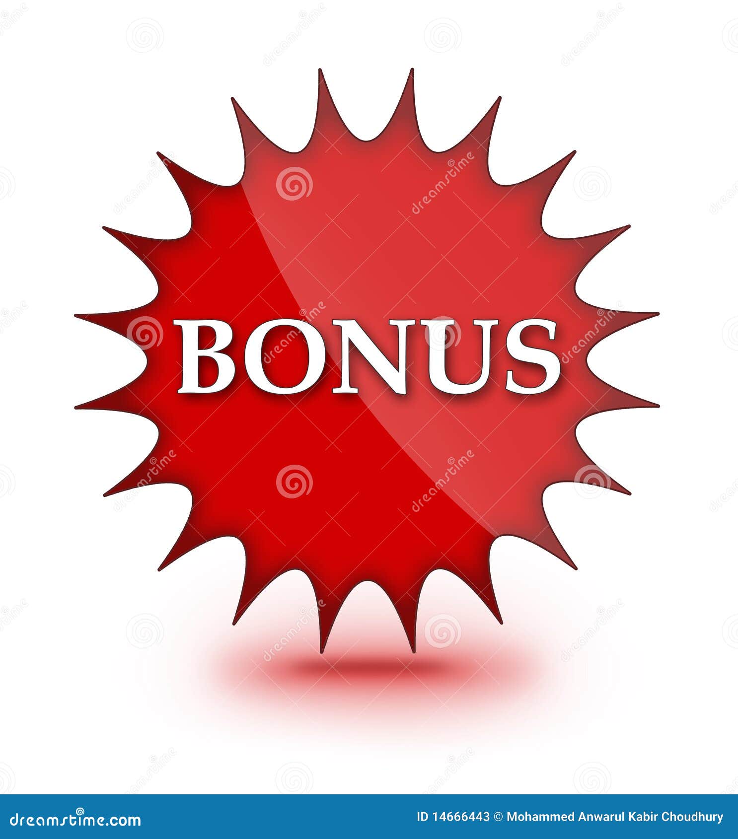 Bonus sign stock illustration. Illustration of marketing - 14666443