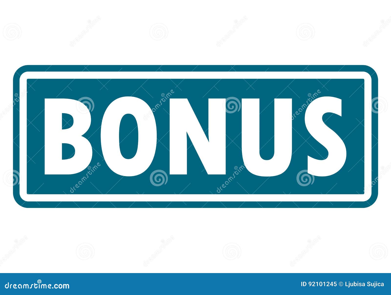 Bonus sign, icon, stamp stock vector. Illustration of communication ...