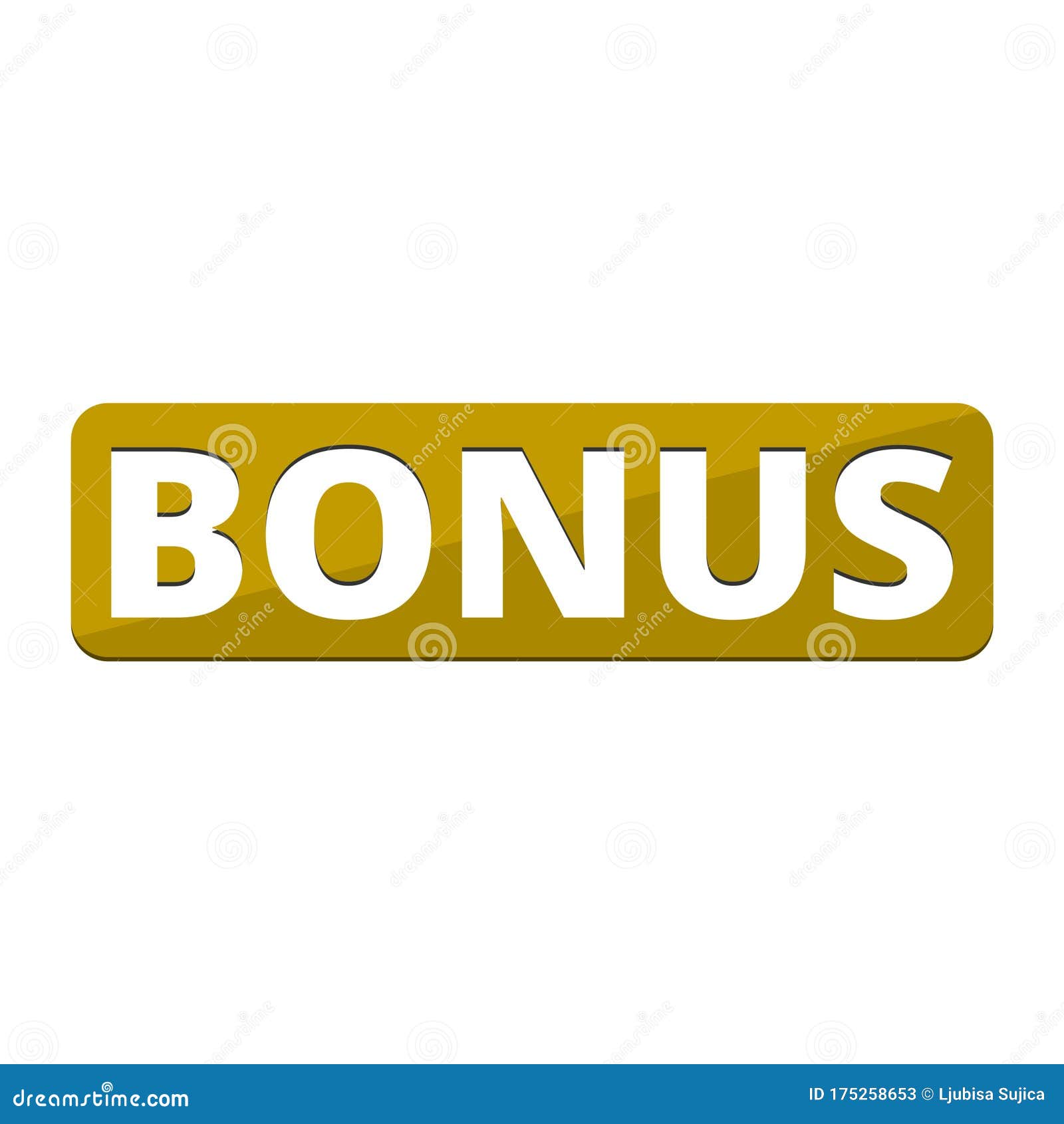 Bonus sign, Bonus icon stock vector. Illustration of bonus - 175258653