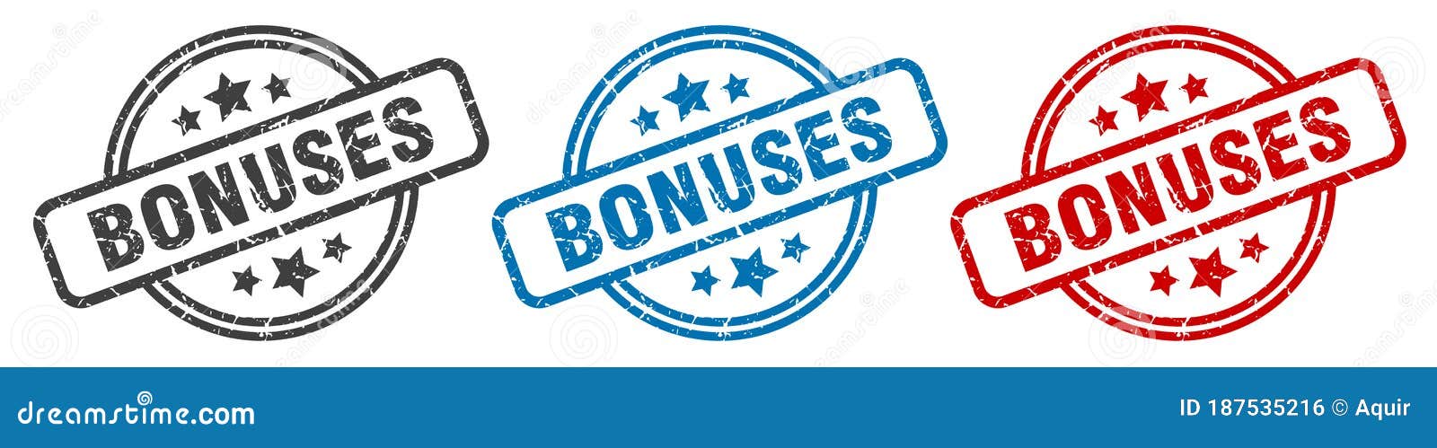 Bonuses Stamp. Bonuses Round Isolated Sign Stock Vector - Illustration ...