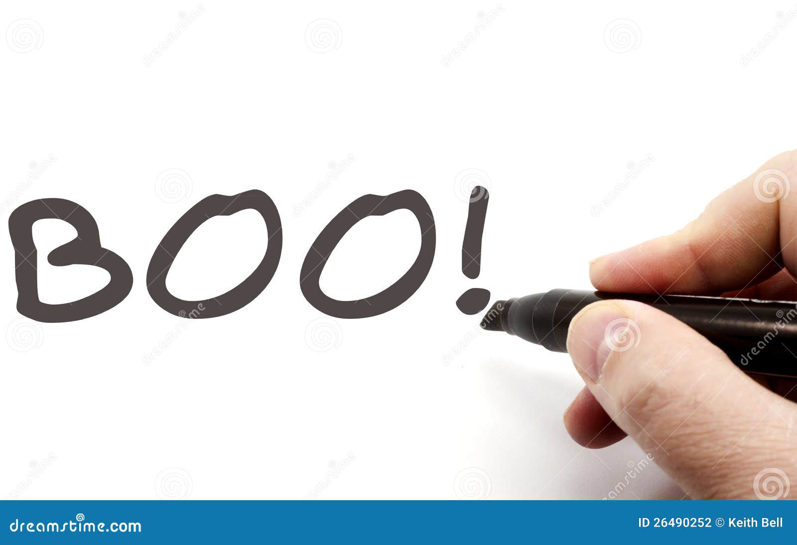 Boo! Handwriting stock photo. Image of halloween, writing - 26490252