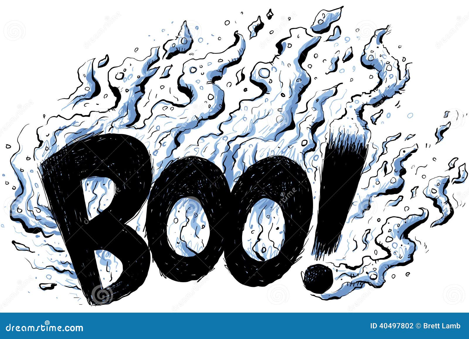 Boo Text stock vector. Illustration of smoke, word, text - 40497802