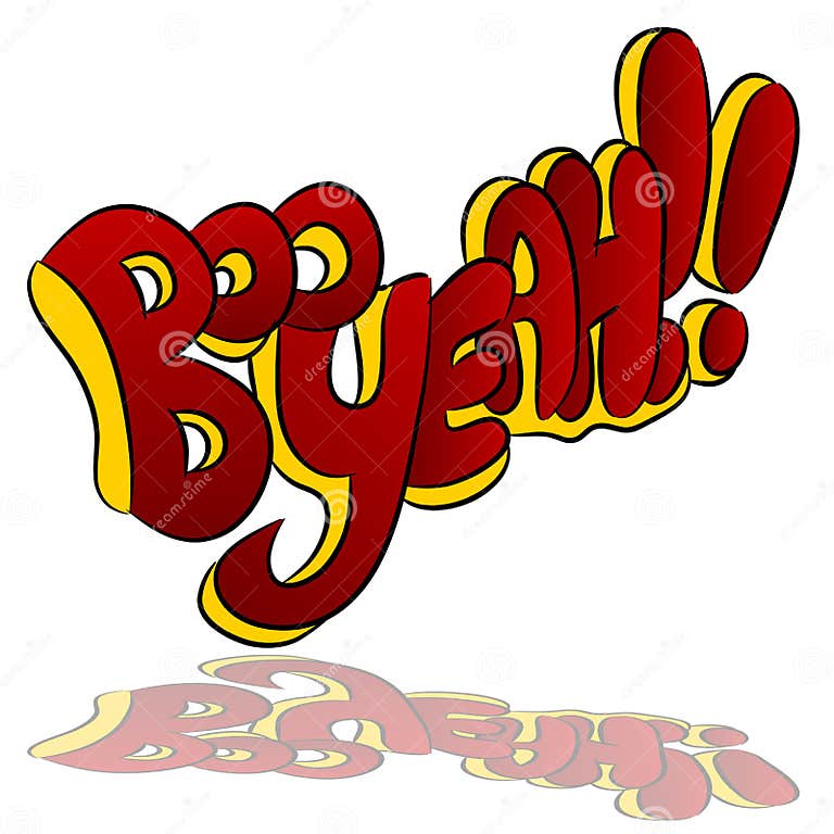 Boo Yeah Text stock vector. Illustration of yeah, comic - 20083908