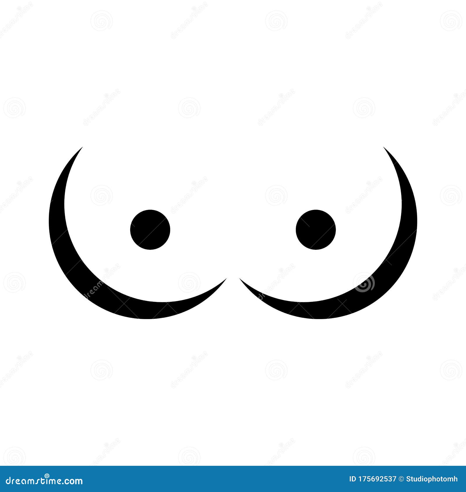 Boobs. Vector Simple Modern Icon Design Illustration Stock Vector ... Boobs. Vector Simple Modern Icon Design Illustration Stock Vector ...