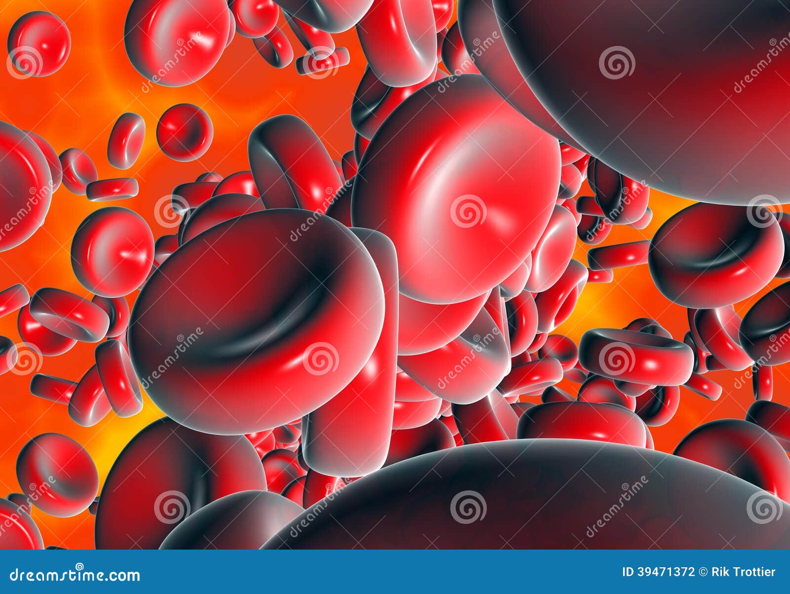Bood cells stock illustration. Illustration of lungs - 39471372