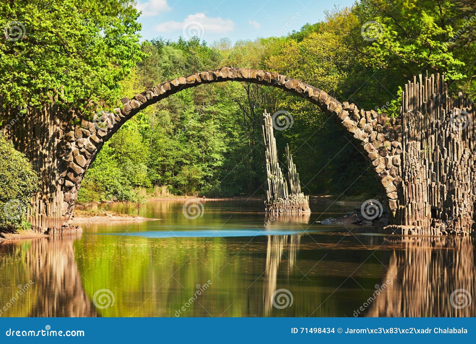 Boogbrug in Duitsland stock foto. Image of monument, duivels - 71498434