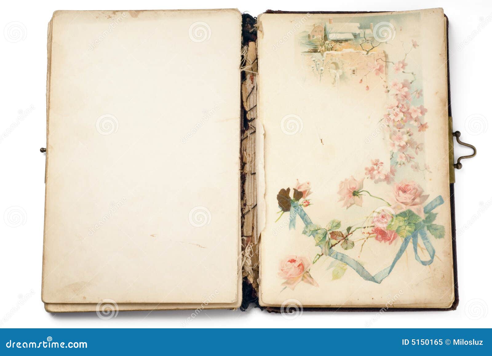 Book stock image. Image of tattered, ripped, spread, notebook - 5150165