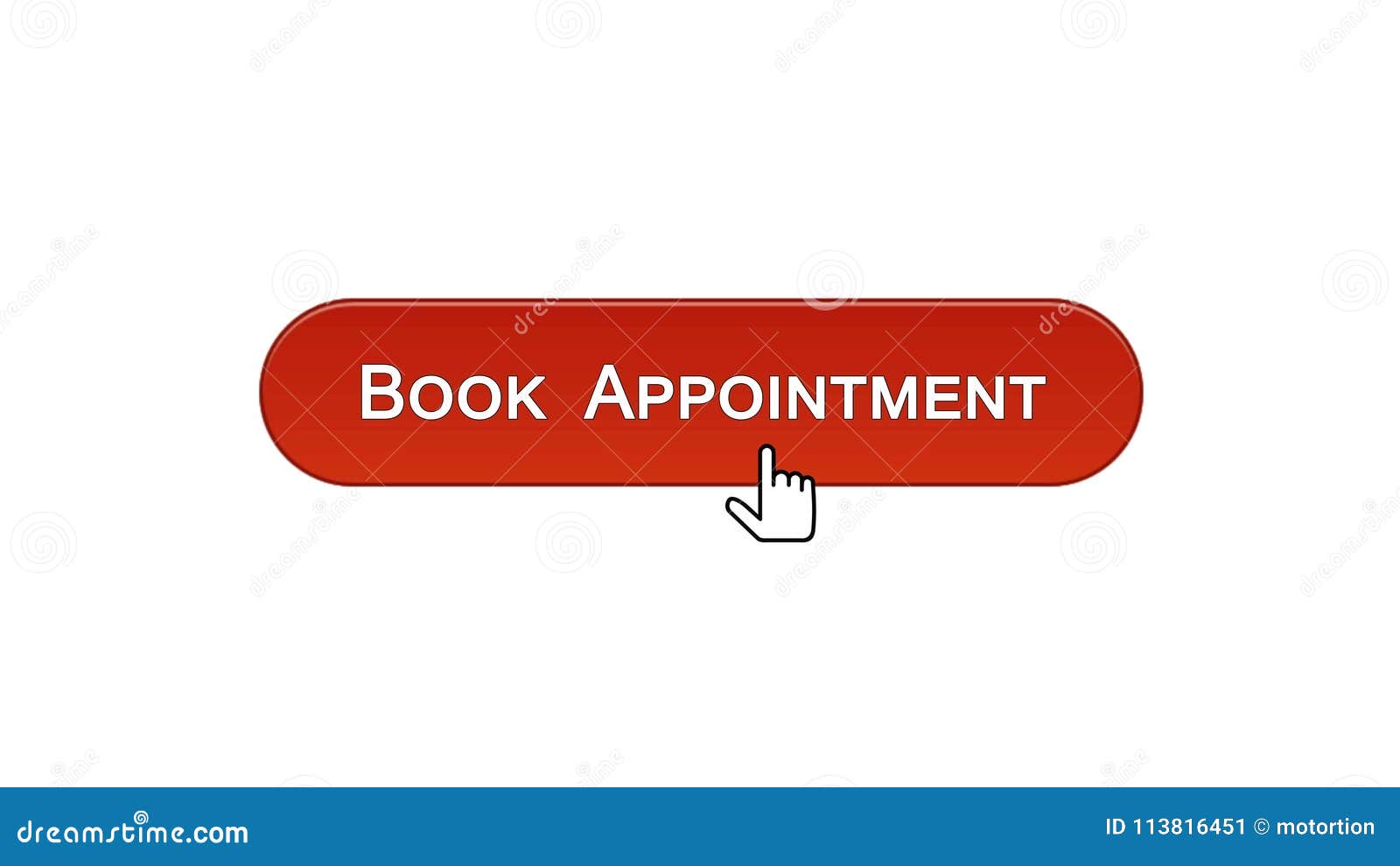 Book Appointment Web Interface Button Clicked with Mouse, Wine Red ...