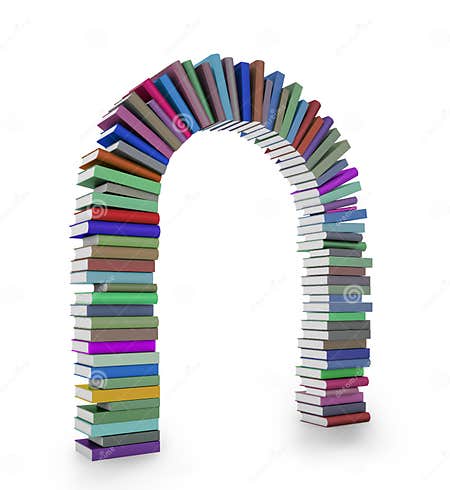 Book arch stock illustration. Illustration of abstract - 60852333