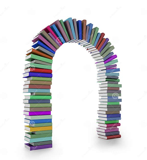 Book arch stock illustration. Illustration of abstract - 60852333