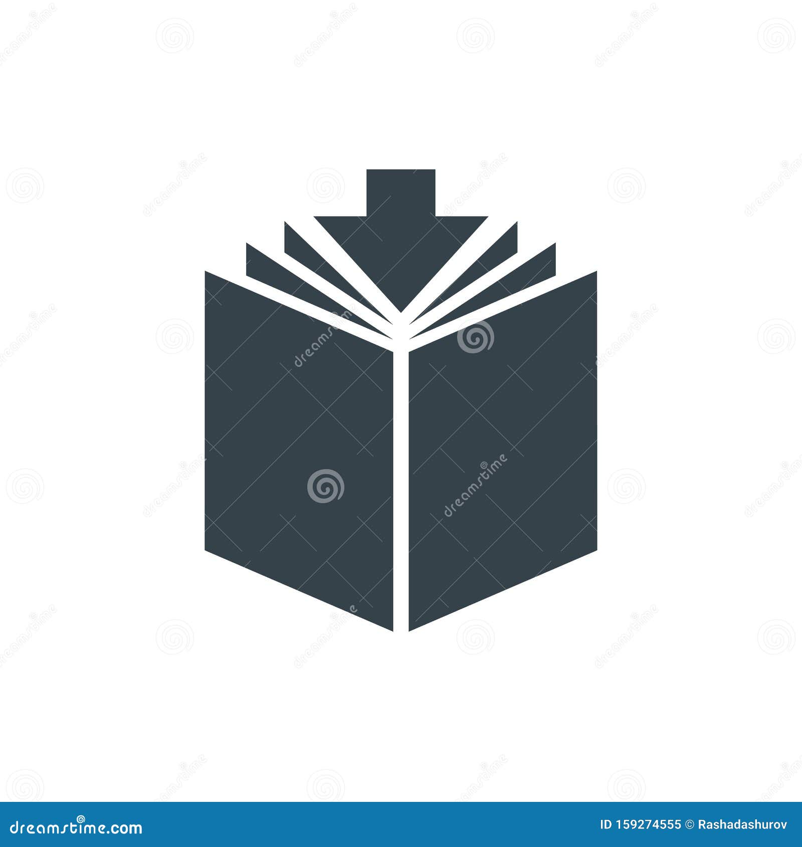 Book With Arrow In Cover - Death Of Old Media Royalty-Free Stock Photo ...