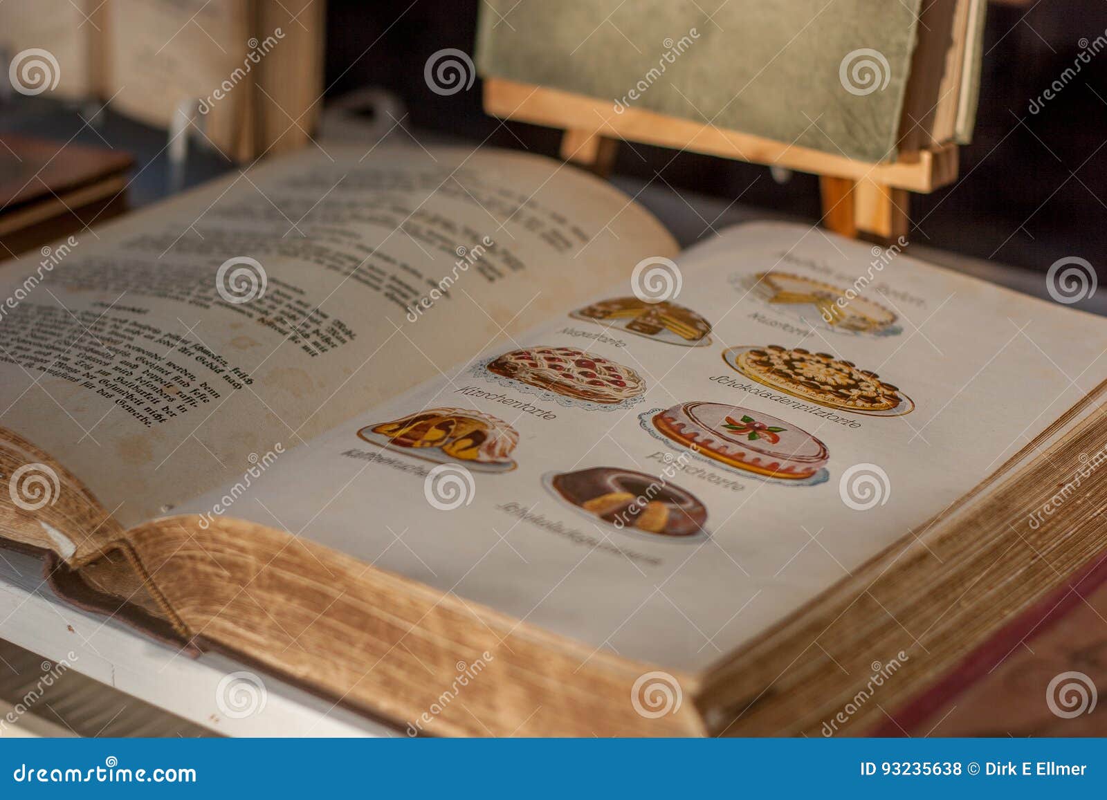 Book - bake a cake stock photo. Image of rustic, lifestyles - 93235638