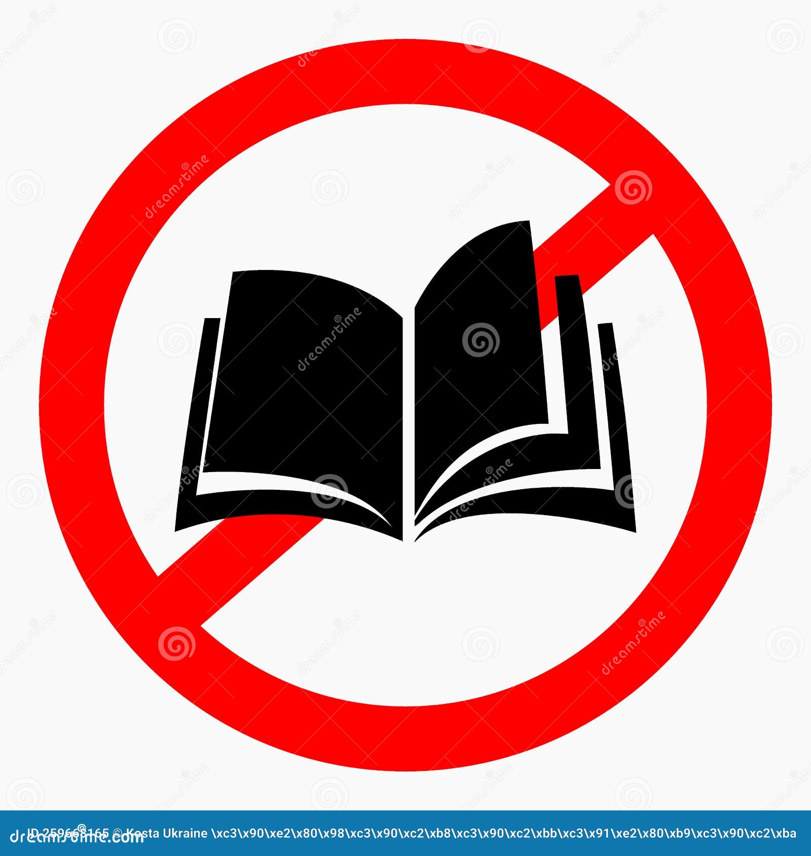 Book ban stock illustration. Illustration of teacher - 259668165