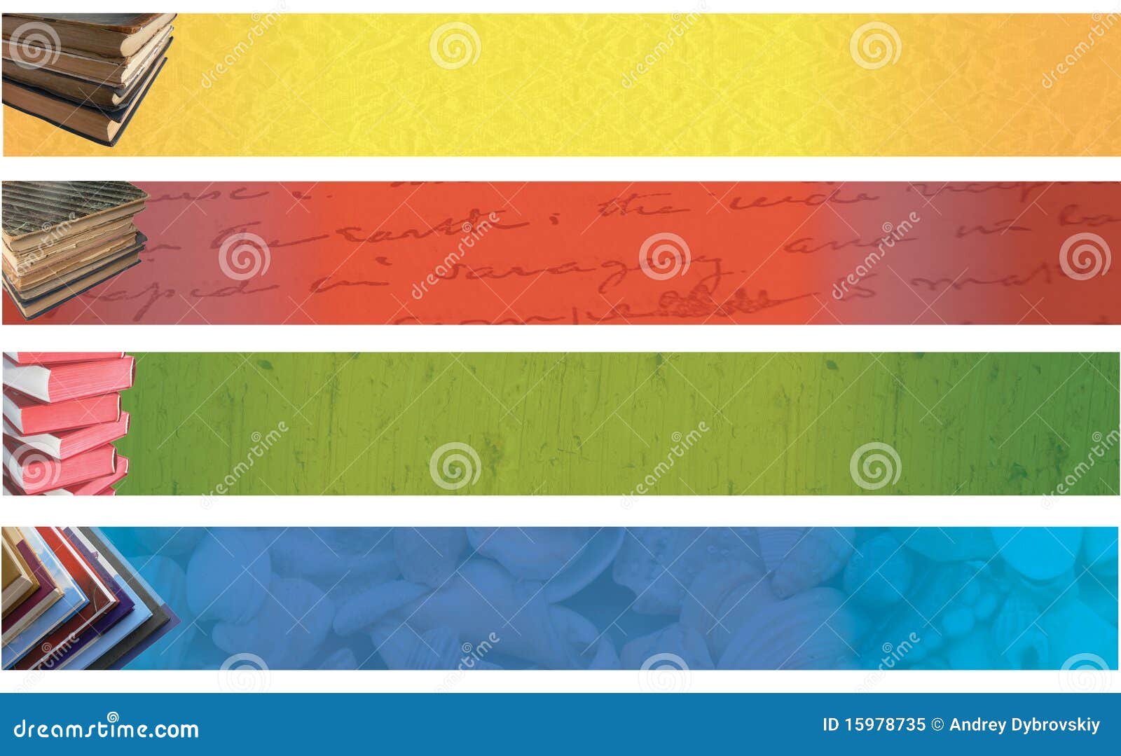 Book Banners Royalty Free Stock Photo - Image: 15978735