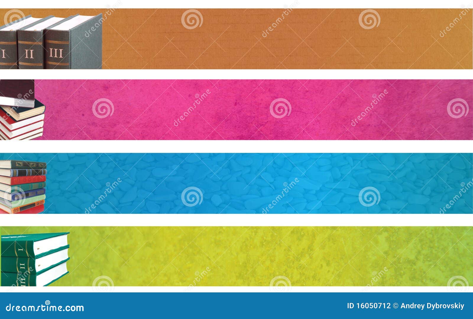 Book banners stock photo. Image of education, media, color - 16050712