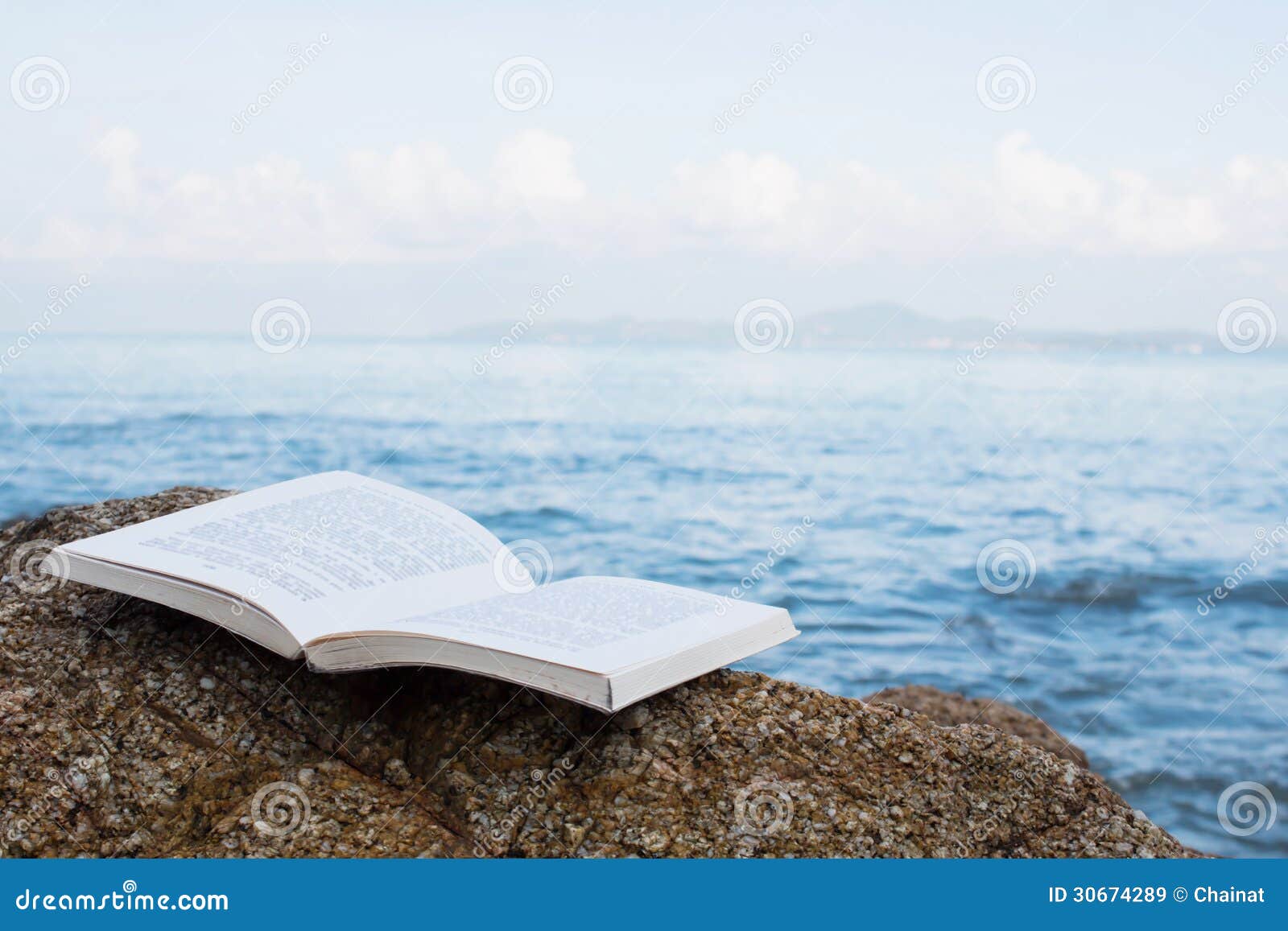 Book on the Beach Concept stock image. Image of printed - 30674289