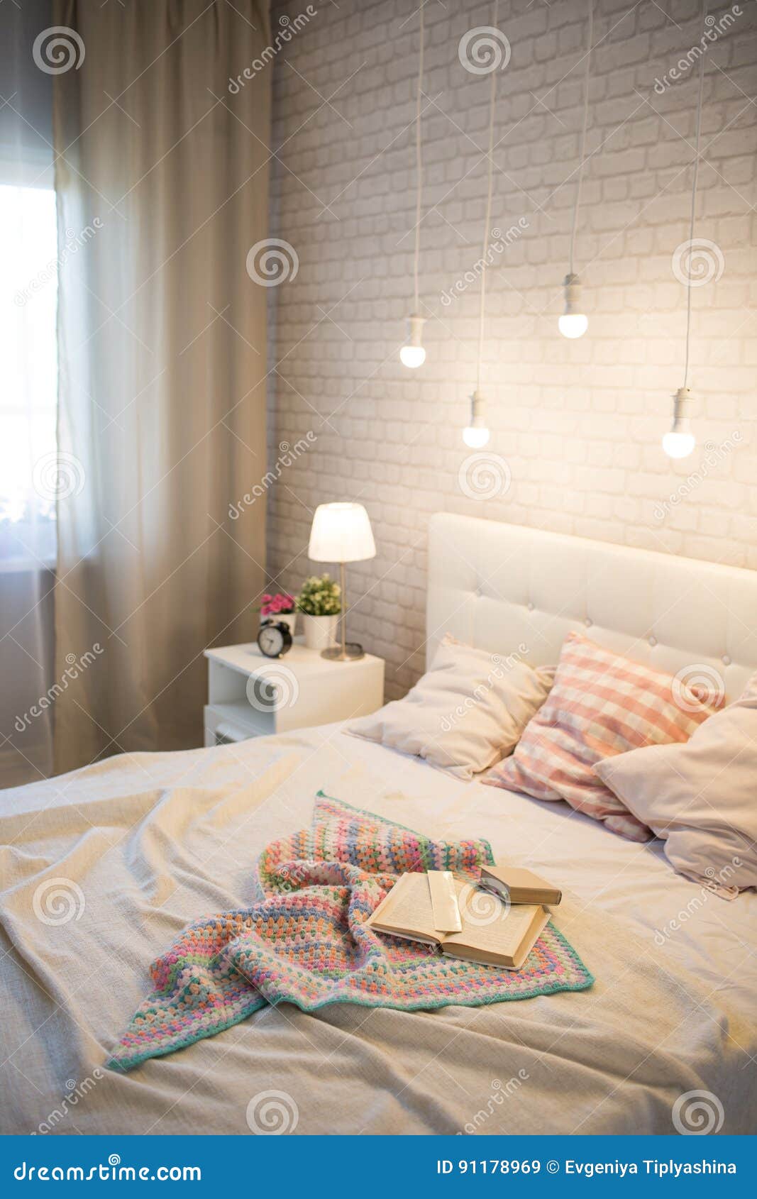 Book on the bed stock image. Image of bedroom, beautiful - 91178969