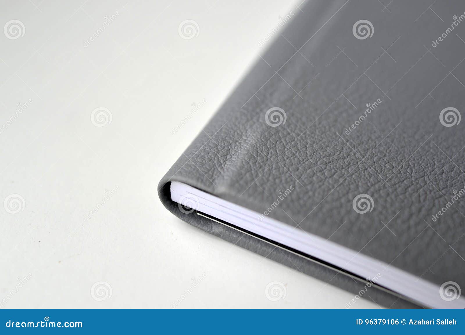 Book with Black Leather Cover Stock Photo - Image of close, leather ...