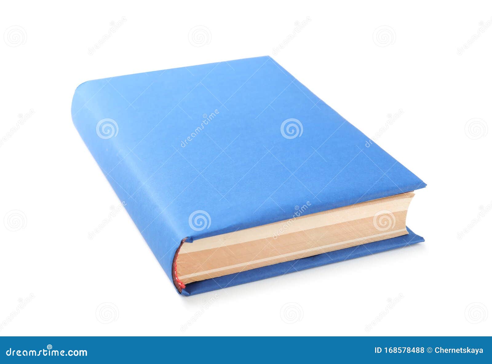 Book with Blank Blue Cover Isolated Stock Photo - Image of literary ...