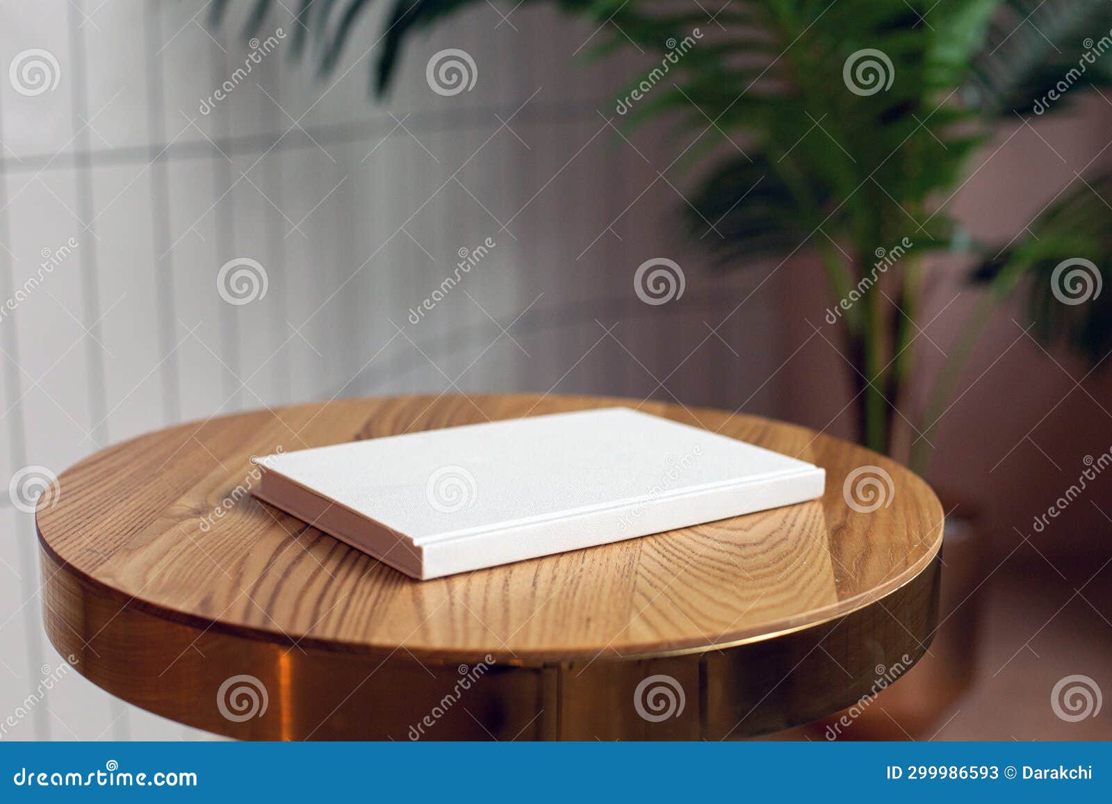 A Book with a Blank Empty Cover Mockup Template Stock Image - Image of ...