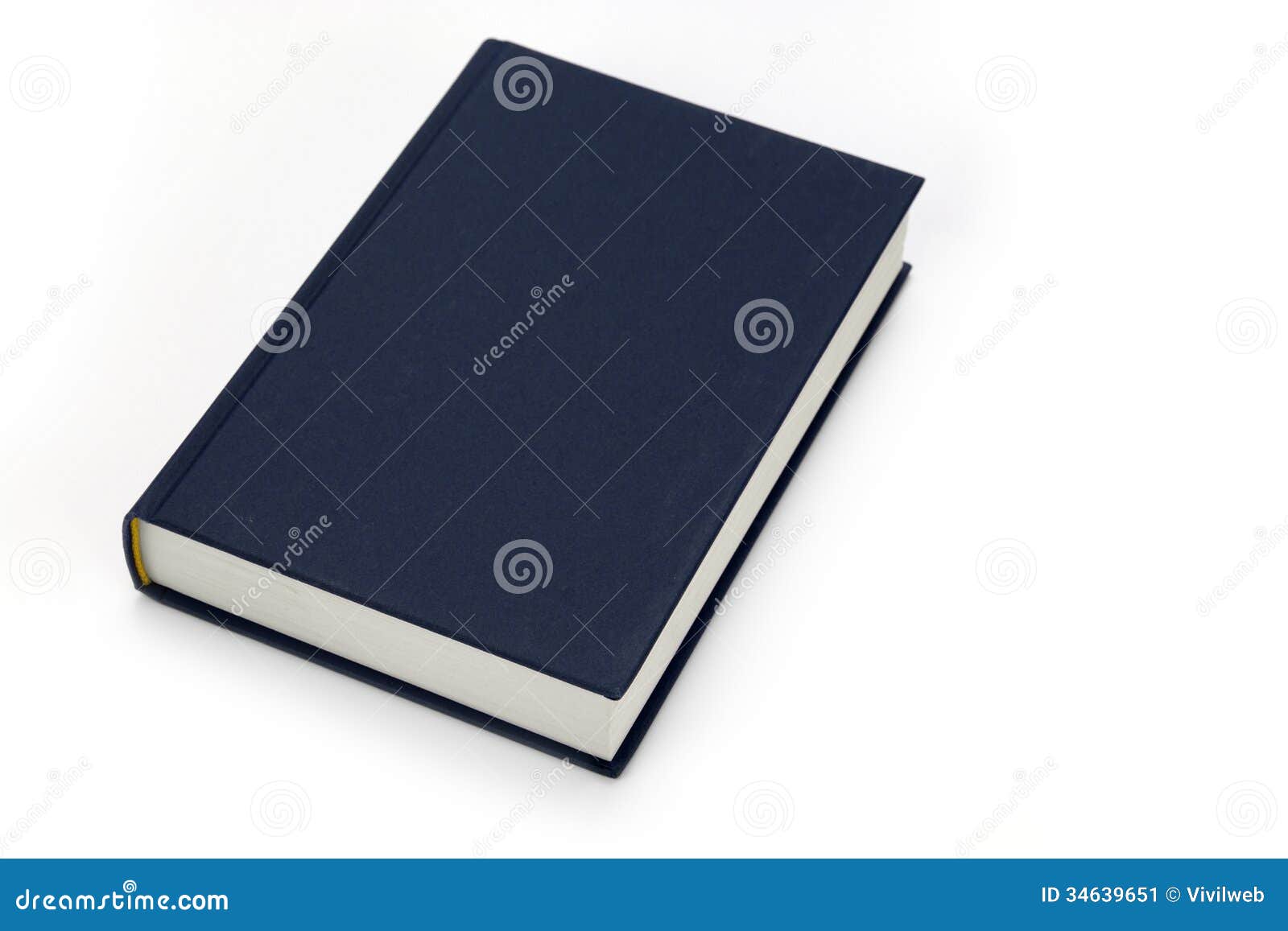 Book with blue cover stock image. Image of closed, copyspace - 34639651