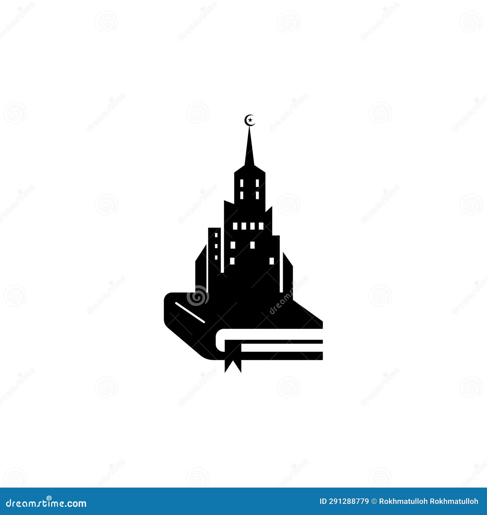 Book Building Logo Abstract Vector Design Illustration Stock ...