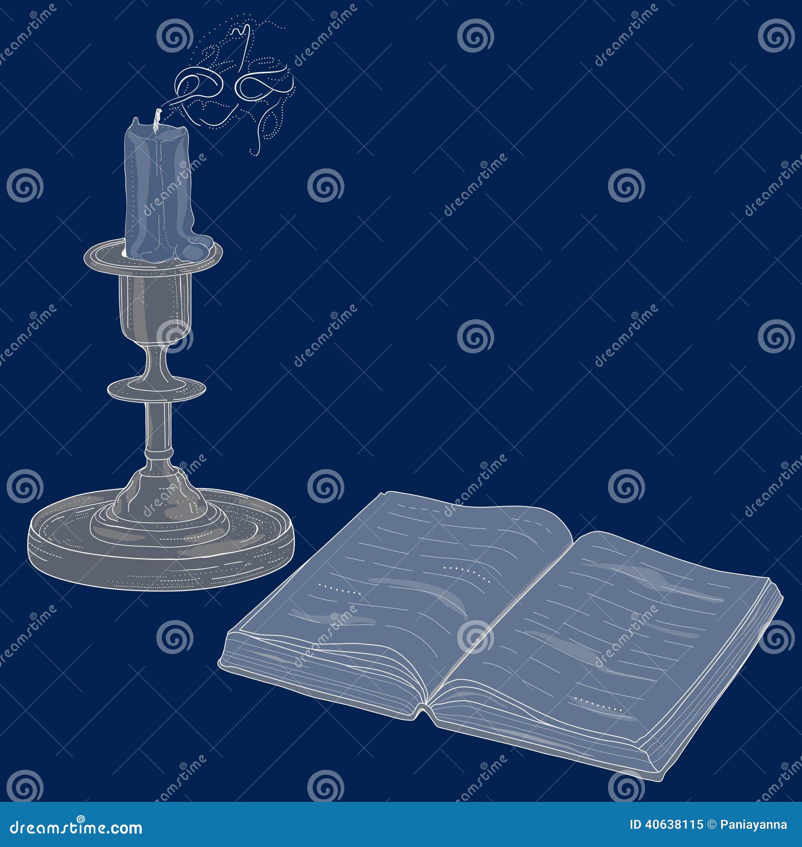 Vintage Extinguished Lamp Holding On Wire On Dark Transparent ...