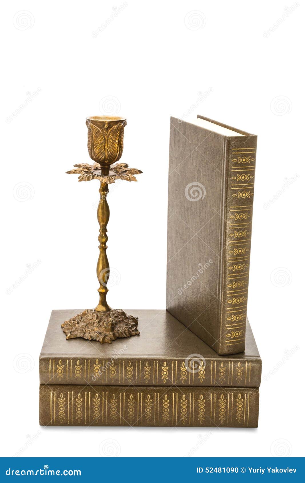 Book and candle stock photo. Image of history, isolated - 52481090