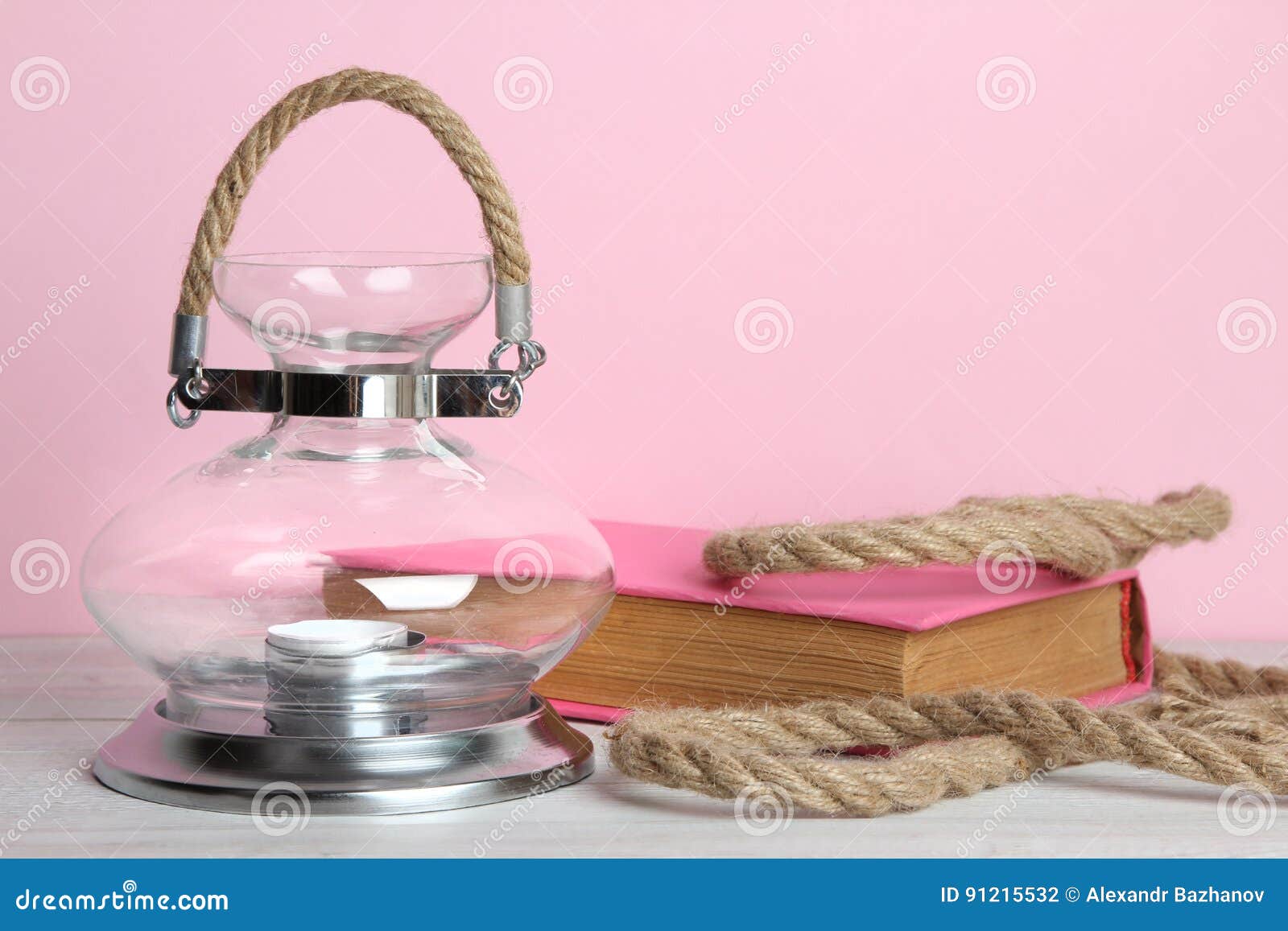 Book and candlestick stock photo. Image of pink, white - 91215532