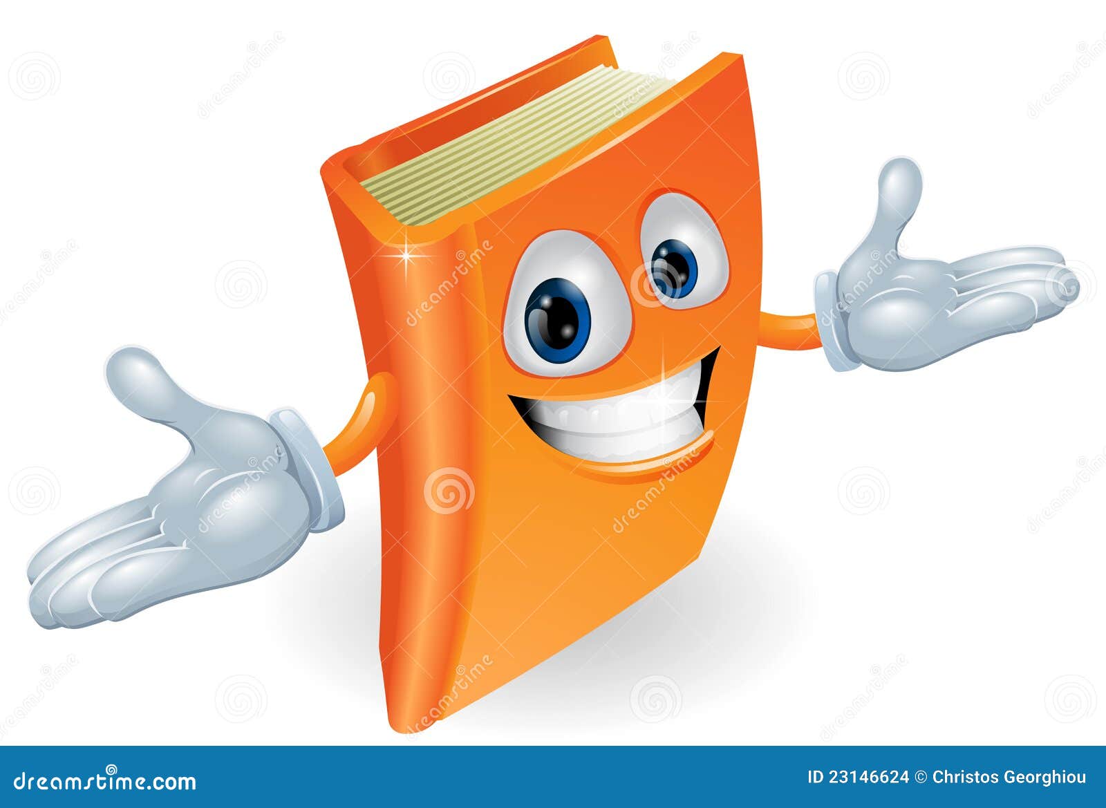 Book Cartoon Character Mascot Stock Images - Image: 23146624