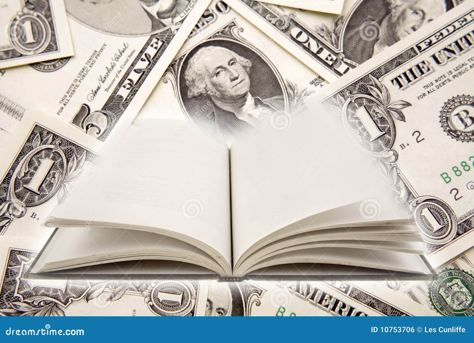 Book and cash stock photo. Image of learn, dollars, novel - 10753706